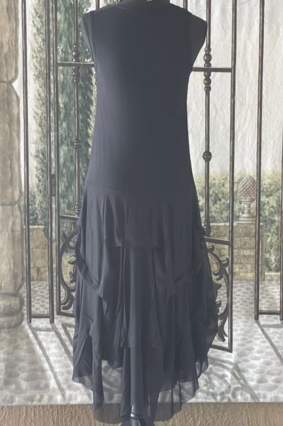 Kozan Black Mesh Martha Dress-SH-1970-BLKMSH | IC Collection | Unique ...