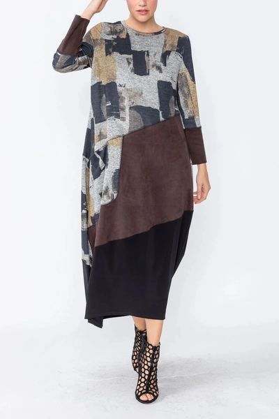 IC Collection Patch Bubble Dress-IC-5028D | IC Collection | Unique Apparel