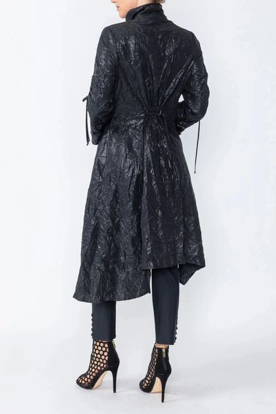IC Collection Asymmetric Long Crinkle Jacket-IC-5078J | IC Collection ...
