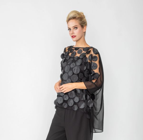 IC Collection Two Piece Spiral Mesh Top-IC-4685T | IC Collection ...