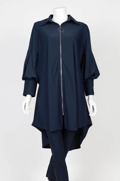 IC Collection High Low Collared Jacket-IC-5672J | IC Collection ...