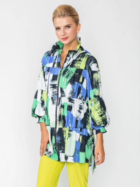 IC Collection Brush Stroke Layered Jacket-IC-4679J | IC Collection ...