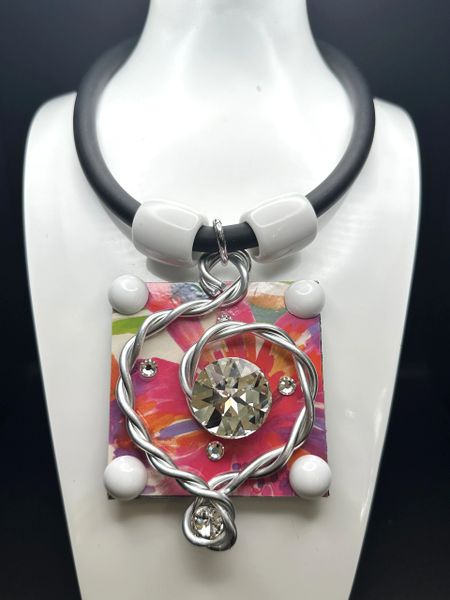 Jeff Lieb Abstract Art Necklace-21221 | IC Collection | Unique Apparel