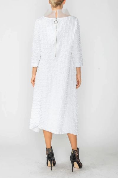 IC Collection Organdy Stand Collar Dress-IC-4705D | IC Collection ...