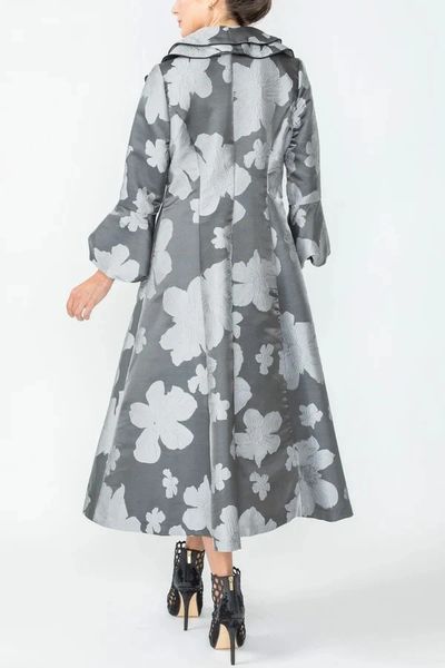 IC Collection Blossom Double Collar Long Jacket-IC-4764J | IC ...