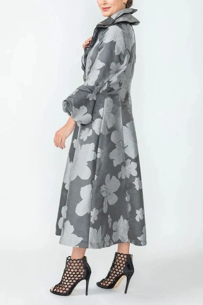 IC Collection Blossom Double Collar Long Jacket-IC-4764J | IC ...