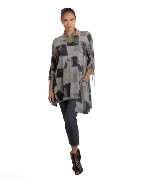 IC Collection Abstract Print Tunic-IC-2019T | IC Collection | Unique ...