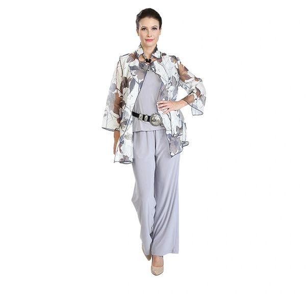 IC Collection Sheer Floral Jacket-IC-3085J | IC Collection | Unique Apparel