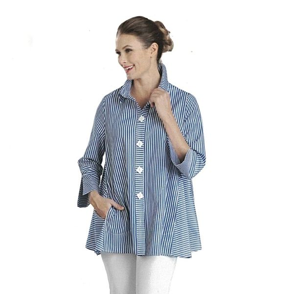 IC Collection Pin Stripe Button Down-IC-3176B | IC Collection | Unique ...