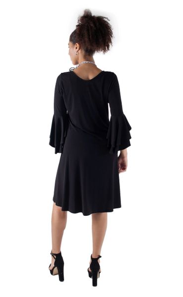 IC Collection Ruffled Sleeve Dress-IC-1148D | IC Collection | Unique ...