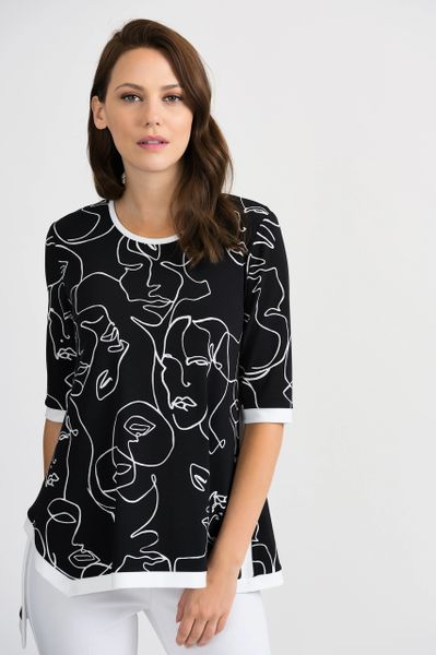 Joseph Ribkoff Artist Print Tunic-JR-201112 | IC Collection | Unique ...