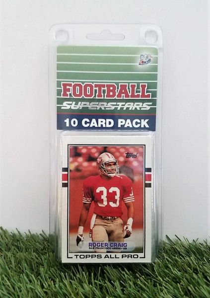 Roger Craig-(10) card pack NFL football superstar Roger Craig starter ...