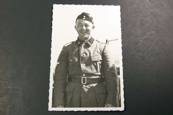Original 3rd Reich Photograph Postcard - NSKK man in uniform WB334