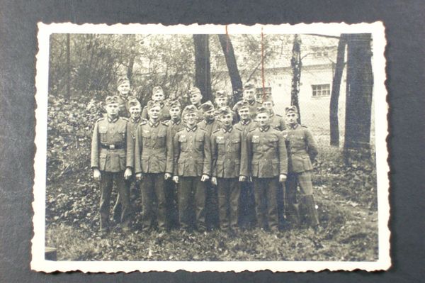 Original 3rd Reich Photograph - Troop photo of Heer soldiers w ...