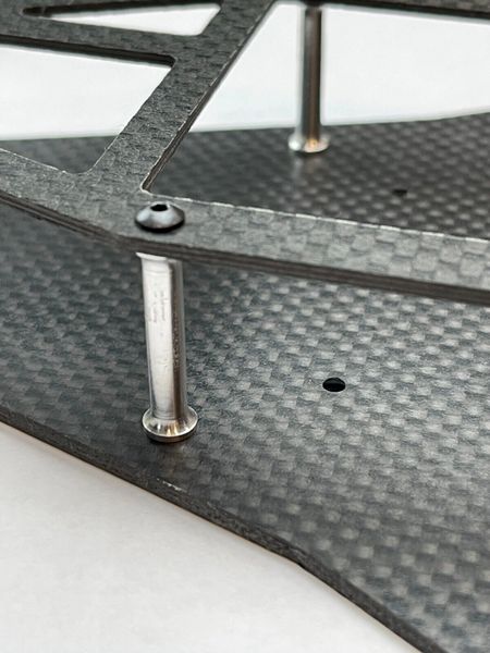 Team Associated RC10 Stealth Chassis Standoffs (2)