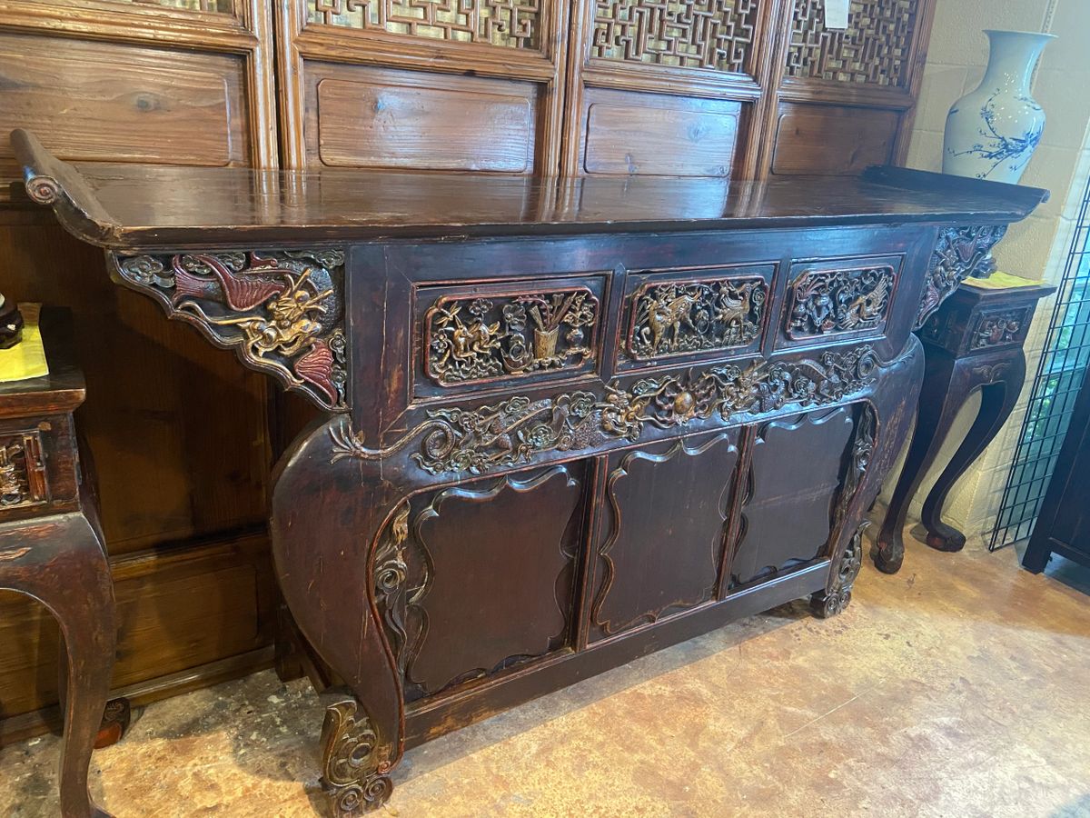 Large Altar Cabinet - Rare find with unique design