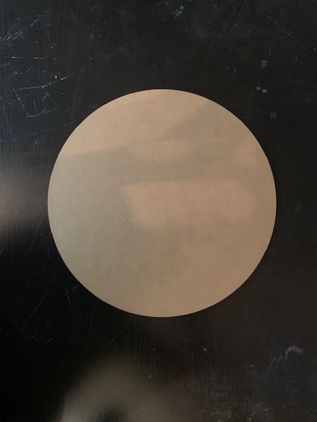 10'' CLEAR Round Acrylic Canvas Panel