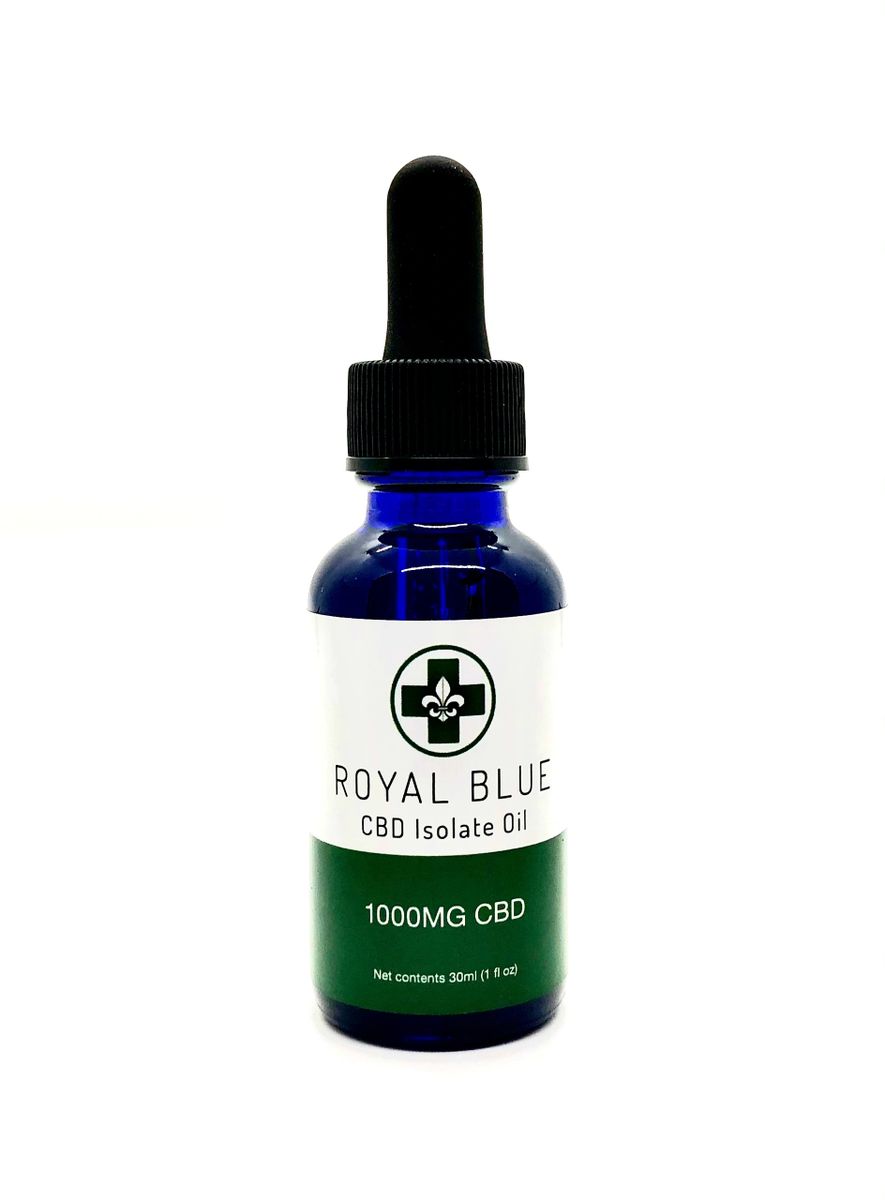 Royal Blue CBD Isolate Flavorless- 1000mg