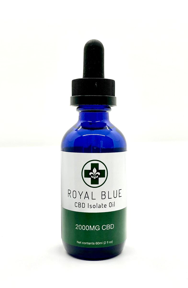 Royal Blue CBD Isolate Flavorless- 2000mg