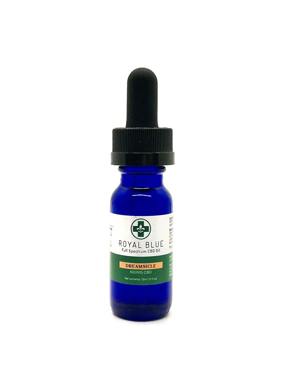 Royal Blue CBD Oil- Dreamsicle 600mg