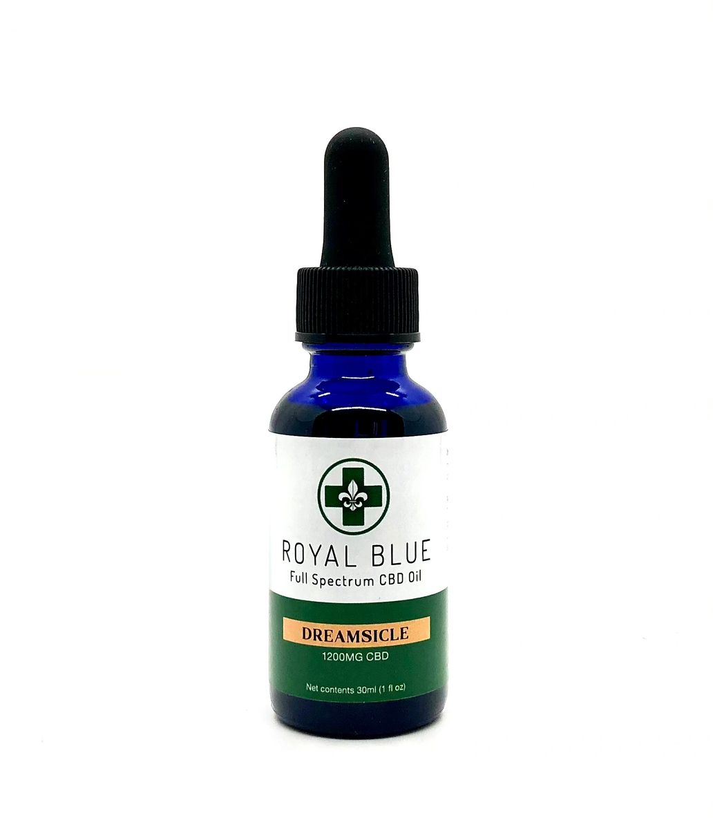 Royal Blue CBD Oil- Dreamsicle 1200mg