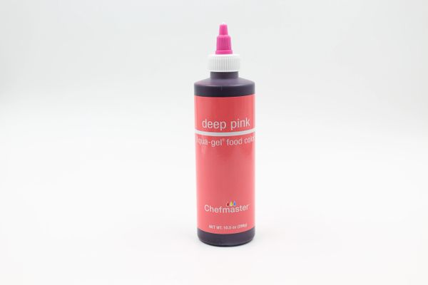 Chefmaster Golden Deep Pink Liqua-Gel Food Coloring 10.5 oz Bottle