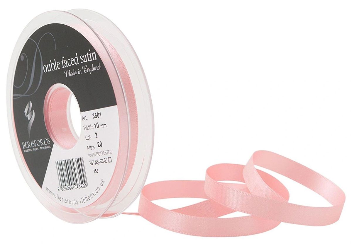 Berisford Double Satin Ribbon 3 meter length - Assorted Sizes and Warm ...