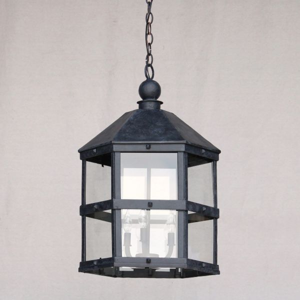2114-3 Colonial Style Hanging Lantern/Pendant | Spanish Revival Lighting