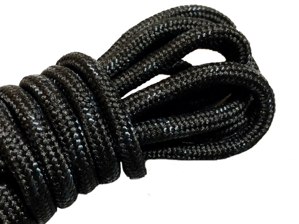 Heavy Duty Black Shoe / Boot Laces Reinforced with Black Dupont™ Kevlar ...