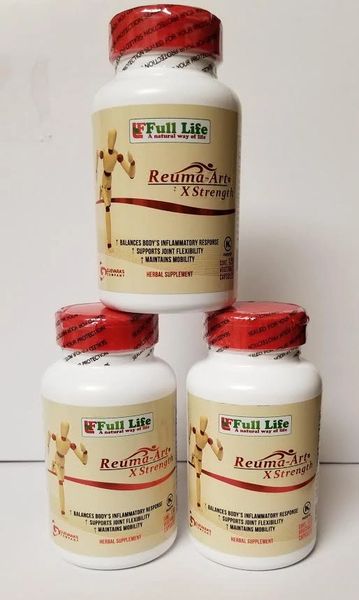 Reuma Art X Strength 360 Capsules (3 bottles 120 capsules @ $63.99 each ...