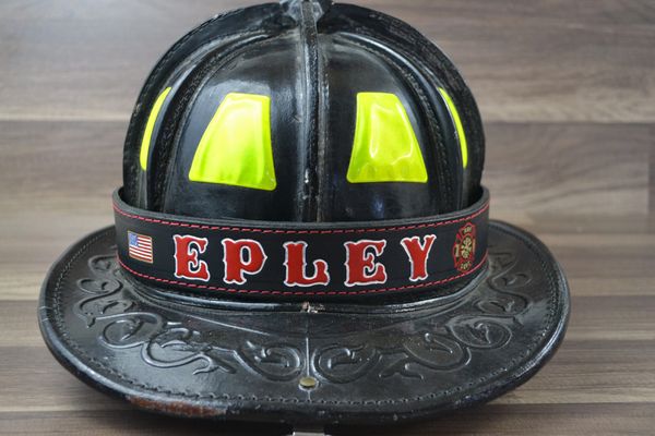 Helmet Band | Radio Strap and leather products for firefighters