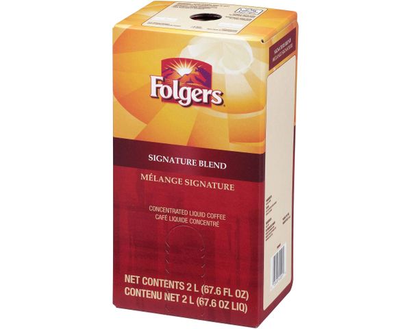 Folgers 2 Liter Signature Blend Liquid Coffee Concentrate (One Box)