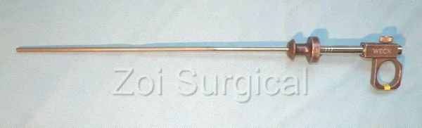 Weck 5mm Laparoscopy forceps curved 3 Prong Grasper Retriever