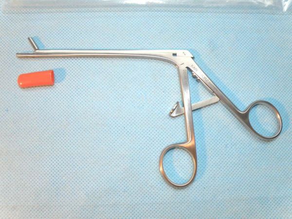 STORZ 28140UD Schlesinger Meniscus grasping forceps w / ratchet, NEW