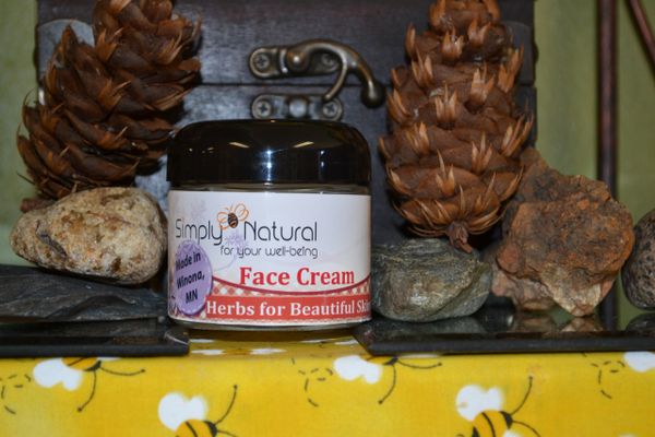 A Simply Natural Face Cream - 100% herbal cream for beautiful skin