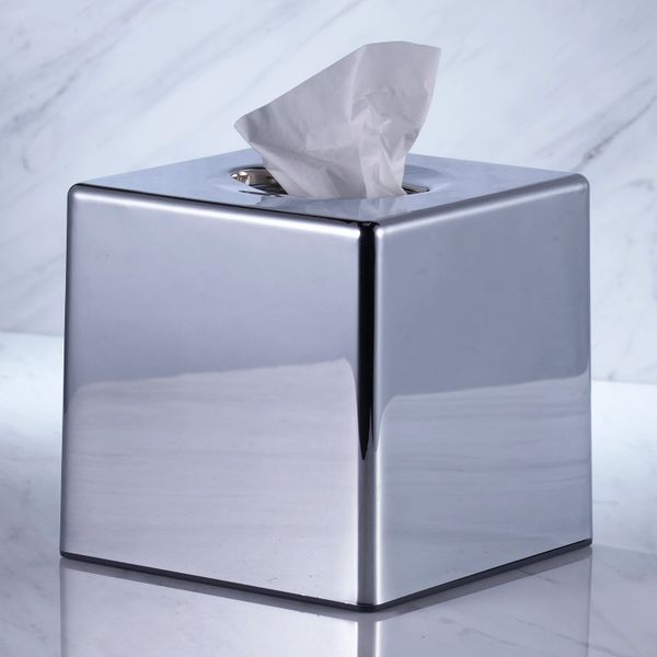 CUBE Tissue Dispenser CHROME