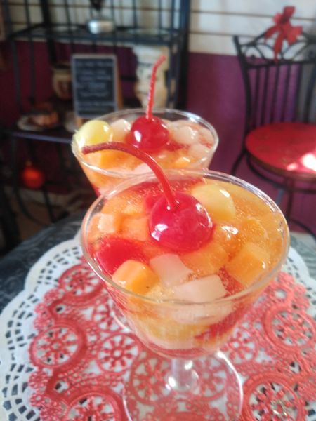 Fruit Cocktail in a "Cocktail" Glass