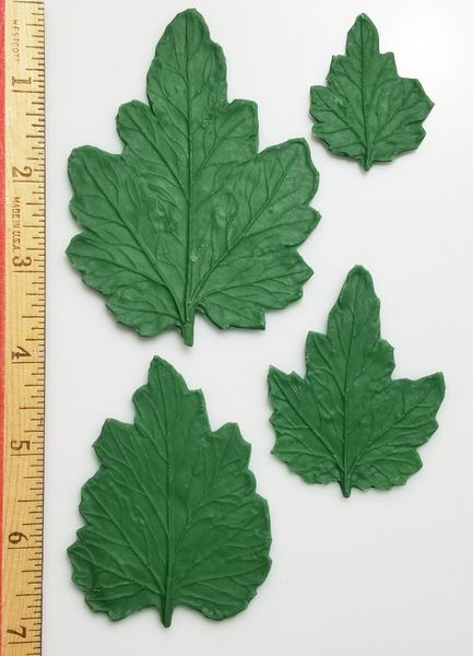 LP104 Mum Rubber Leaf Forms