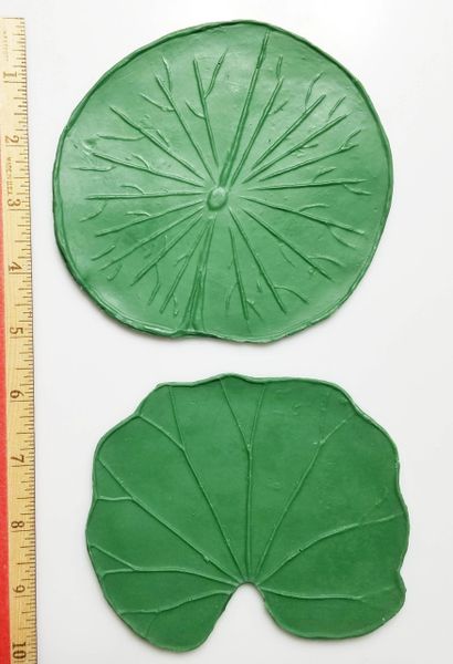 LP109 Rubber Lily Pad Leaf Forms (Set of 2)