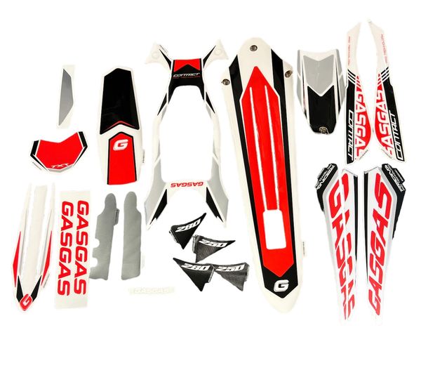 GasGas Decal Kit 2016-2018 Contact BT95000CT-CJJ-1 Full Decal | Trials ...
