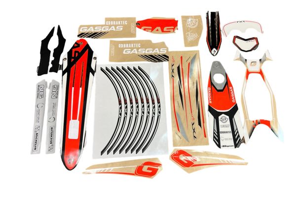 GasGas Decal Kit 2017 GP BT95000CT-CWR-1 Trials Trial Moto USA | Trials ...