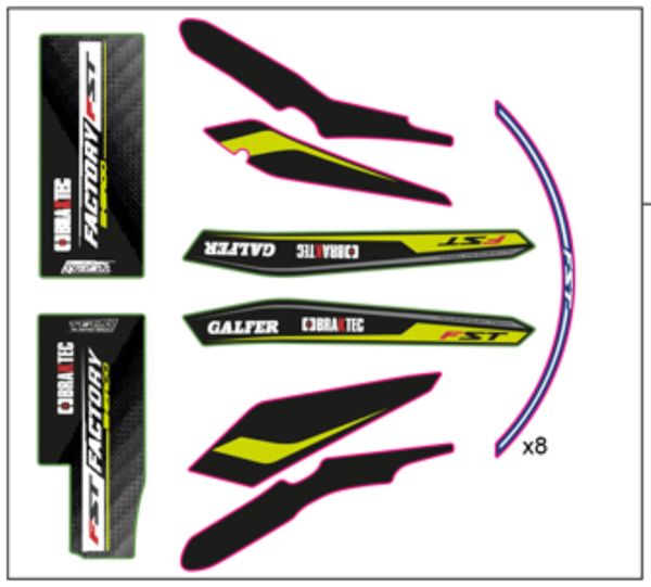 Sherco Decal Kit Protection 2018 Factory 7382 Trials Trial USA | Trials ...