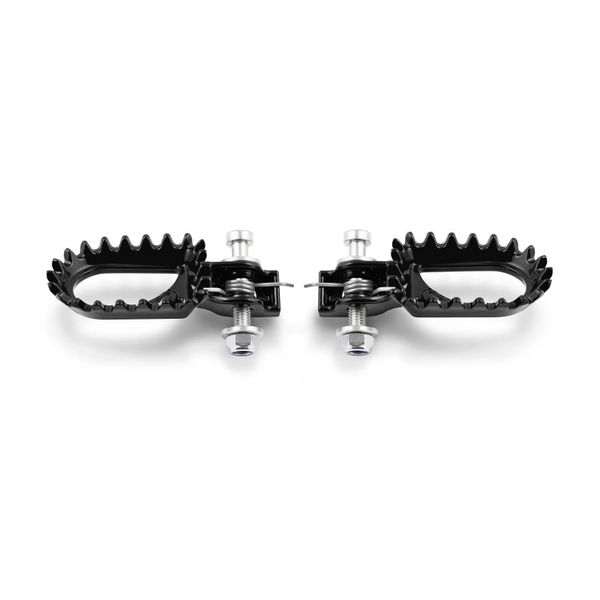 Footpegs S3 Hard Rock Steel Black ESK-HR-STEEL-B Trials Parts USA ...
