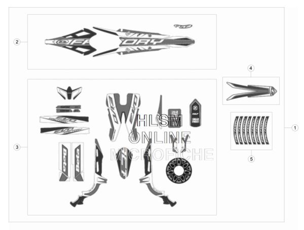 Beta Evo Decal Kit 2022 Factory Complete Trials Trial USA Store ...