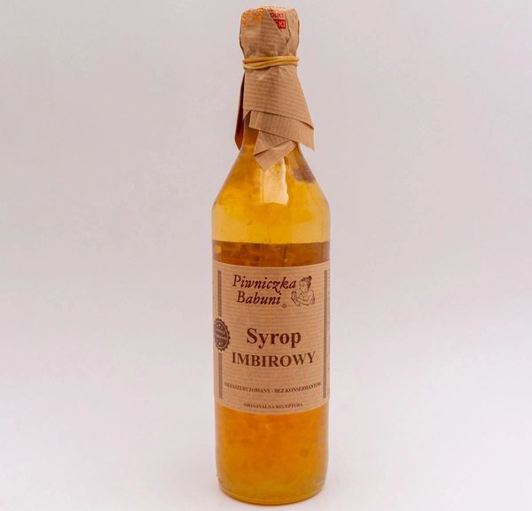 Piwniczka Babuni Syrop IMBIROWY (Ginger Syrup) 500ml