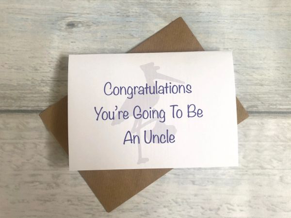 Congratulations New Uncle Card