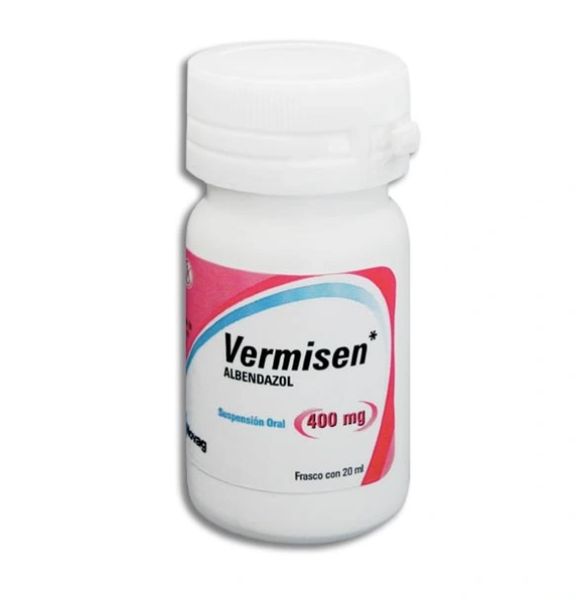 VERMISEN SUSP. 400 MG. FCO. C/20 ML.