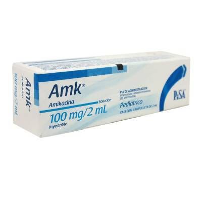 AMK INY. 100 MG. CAJA C/1 AMP. C/2 ML.