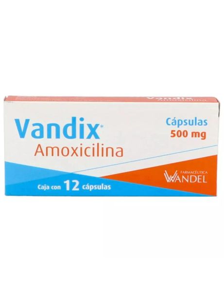 VANDIX CAP. 500 MG. CAJA C/12