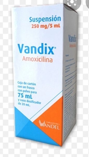 VANDIX SUSP. 250 MG. CAJA C/FCO. C/PVO. P/75 ML.